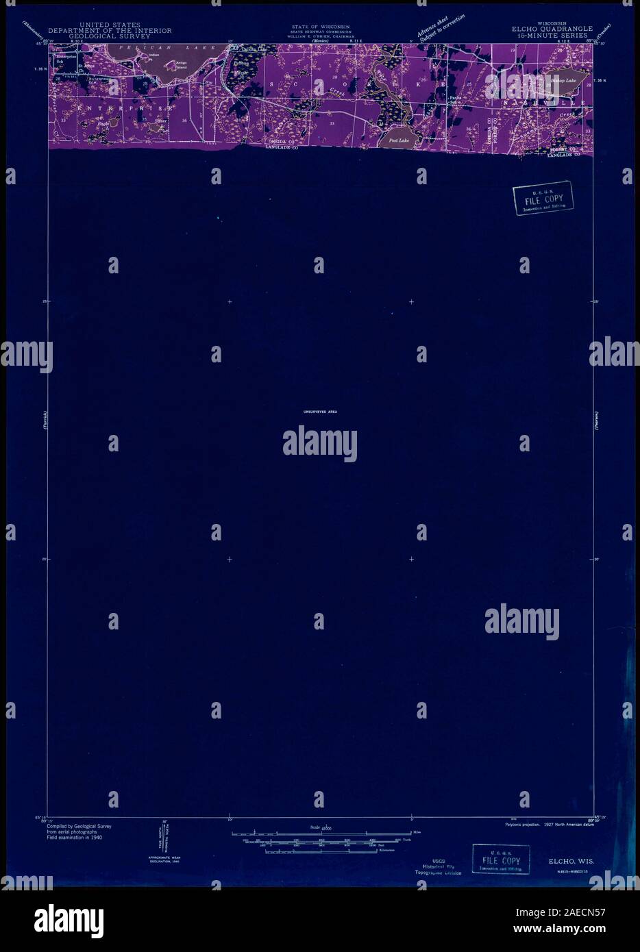 Elcho map hi-res stock photography and images - Alamy