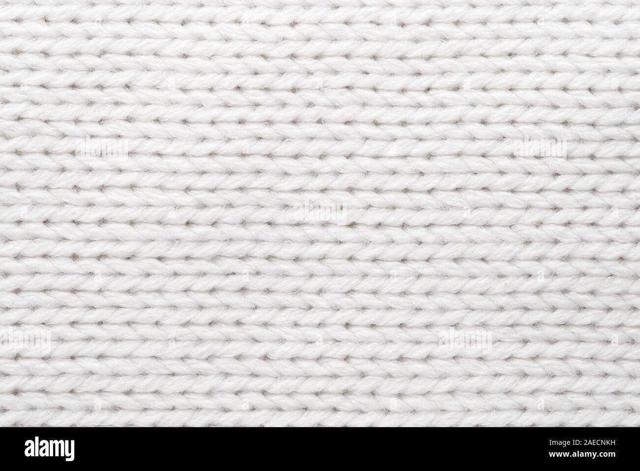 White Knit Fabric Background. Wool Sweater Texture Close Up Stock Photo ...