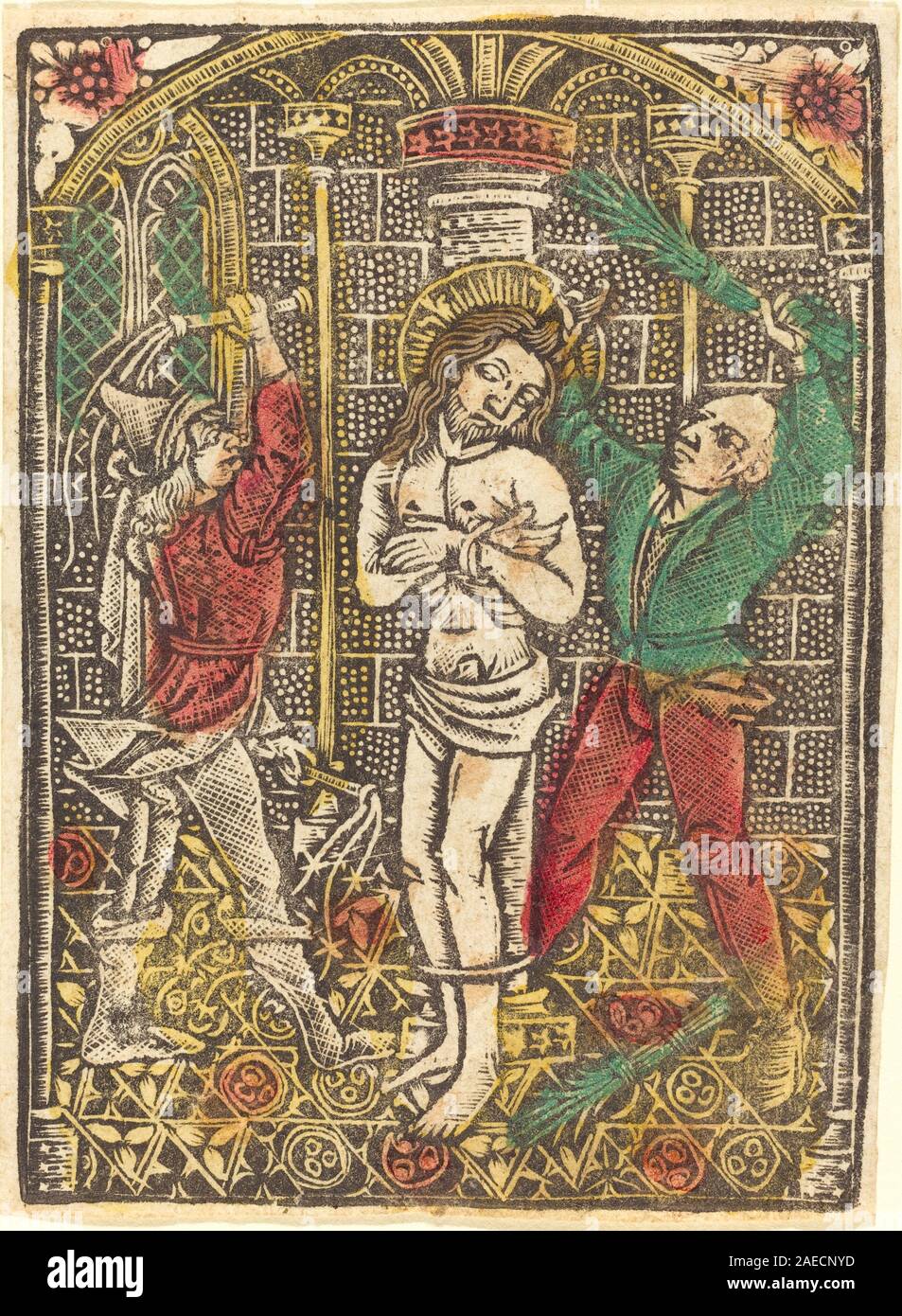 The Flagellation; c. 1480 German 15th Century, The Flagellation, c 1480 Stock Photo - Alamy