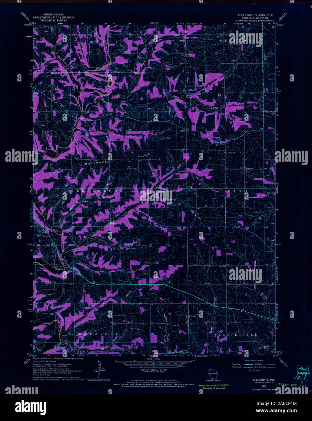 Map of ellenboro hi-res stock photography and images - Alamy