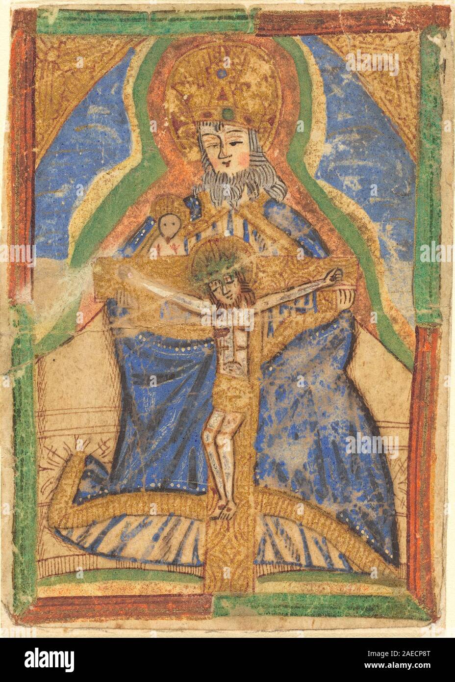 The Trinity; c. 1500 German 15th Century, The Trinity, c 1500 Stock ...