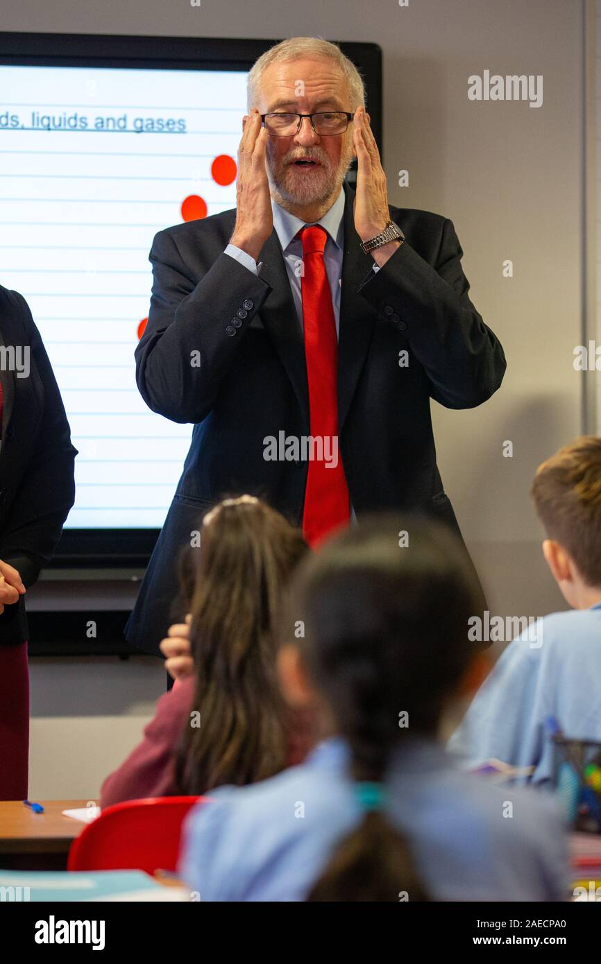 Picture dated December 5th shows Jeremy Corbyn visiting Fulbridge ...