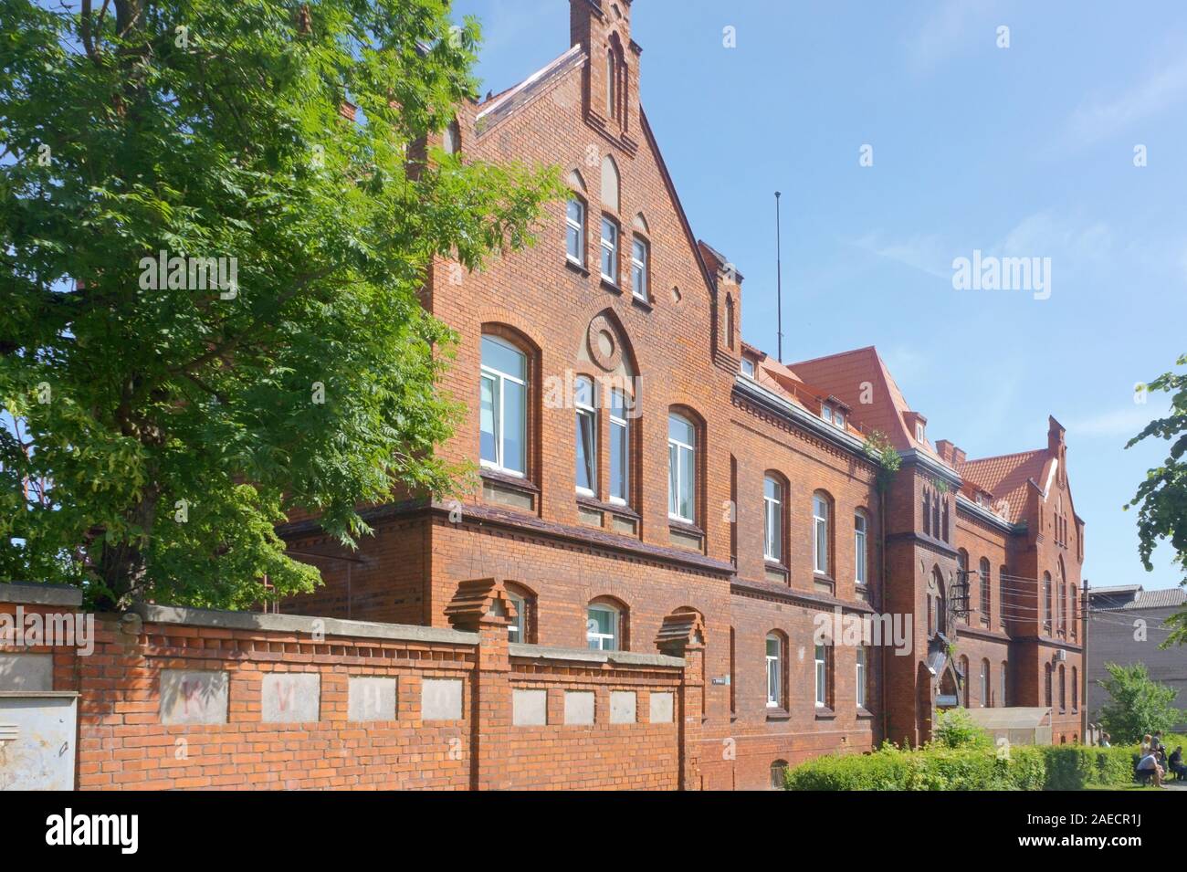 complex of barracks buildings in Darkemen of the XIX century, the ...