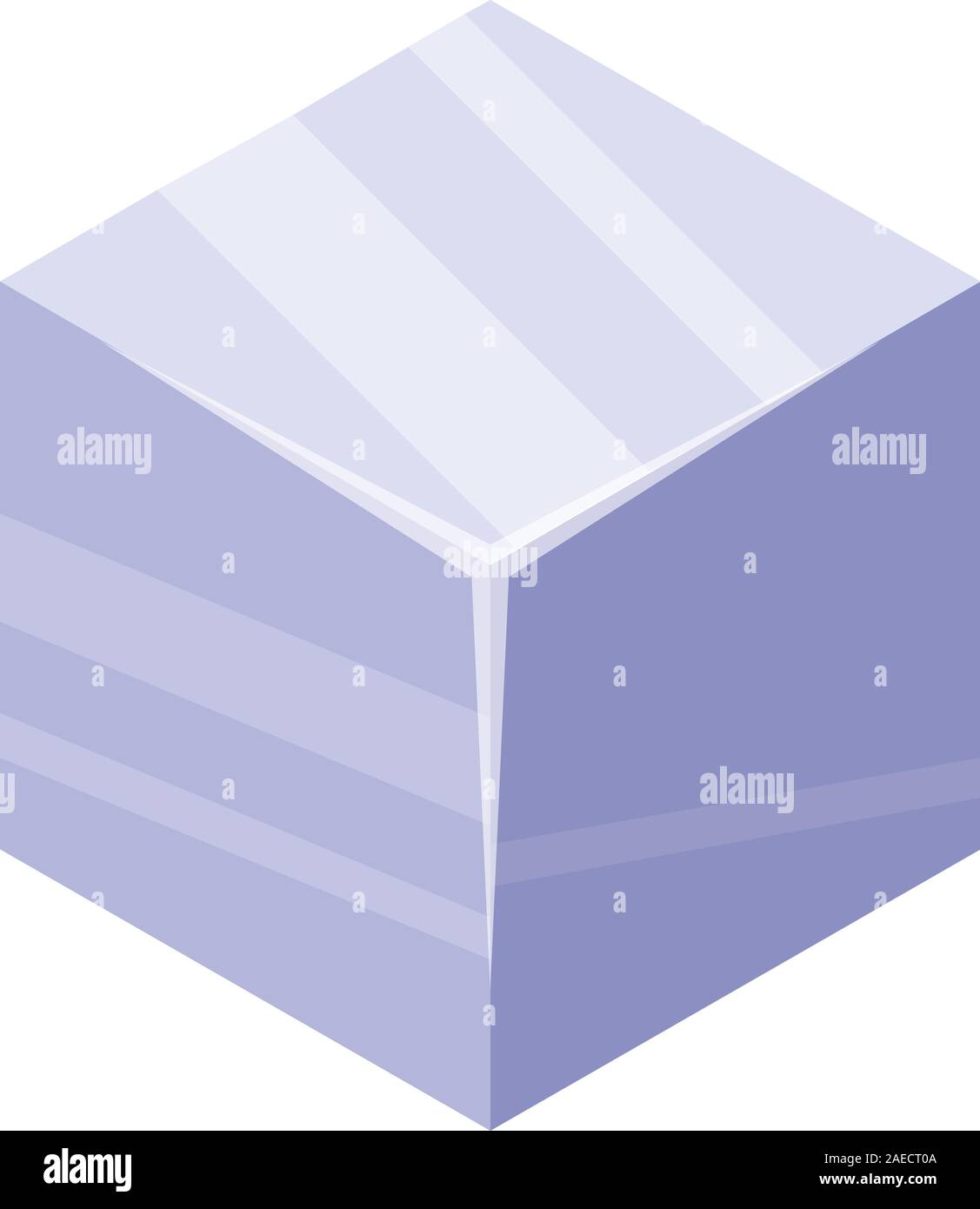 Ice cube icon, isometric style Stock Vector Image & Art - Alamy