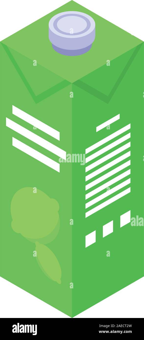 Lime juice package icon, isometric style Stock Vector Image & Art - Alamy