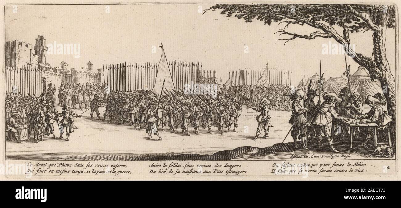 Etching by Gerrit van Schagen after Jacques Callot depicting ...