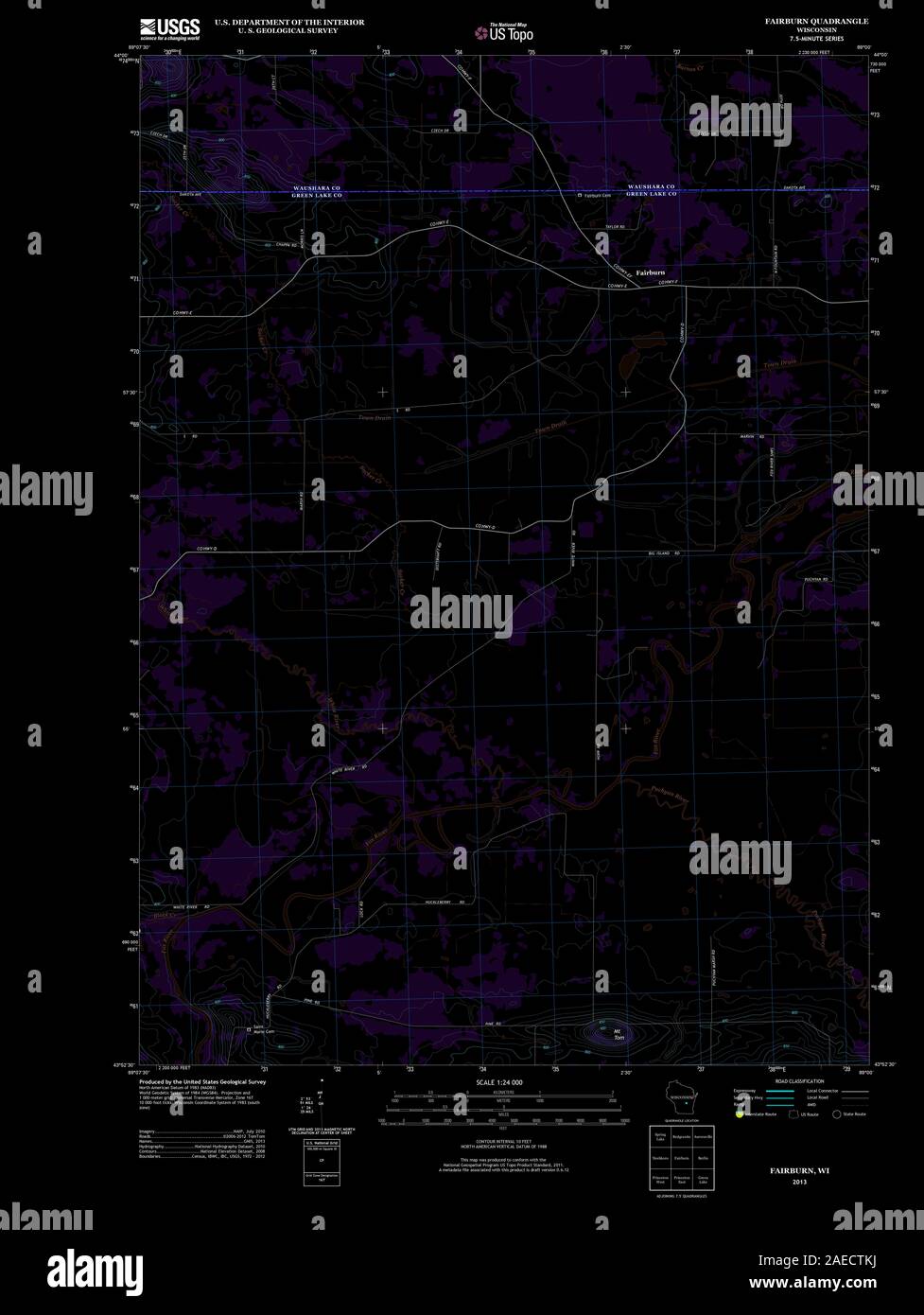 Map of fairburn hi-res stock photography and images - Alamy