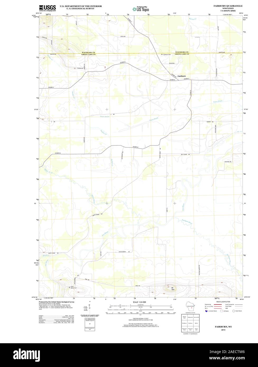 Map of fairburn hi-res stock photography and images - Alamy