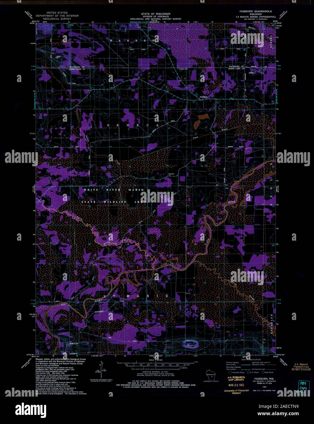 Map of fairburn hi-res stock photography and images - Alamy