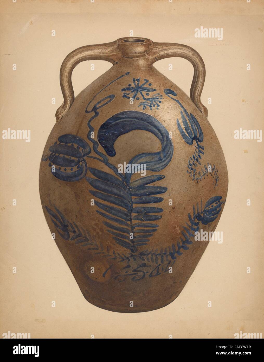 Giacinto Capelli, Jug, c 1940 Jug; c. 1940 Stock Photo - Alamy