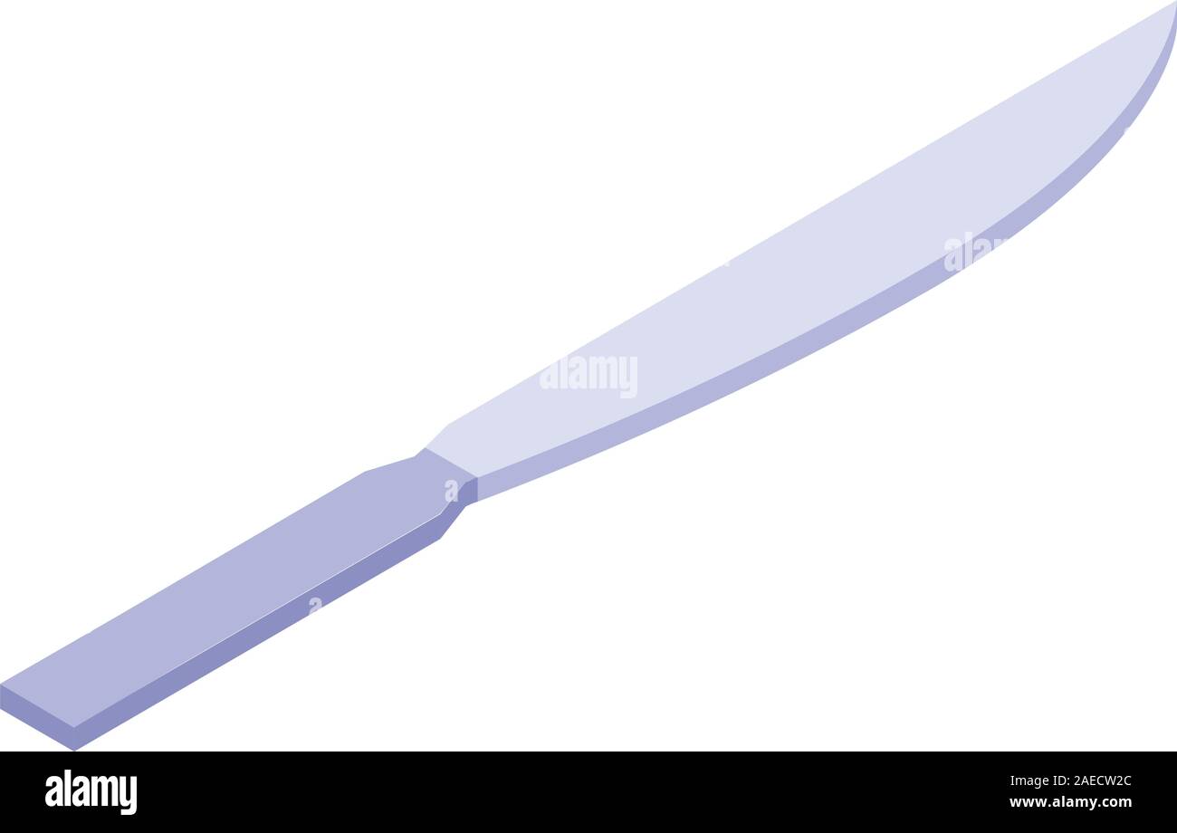 Steel knife icon, isometric style Stock Vector Image & Art - Alamy