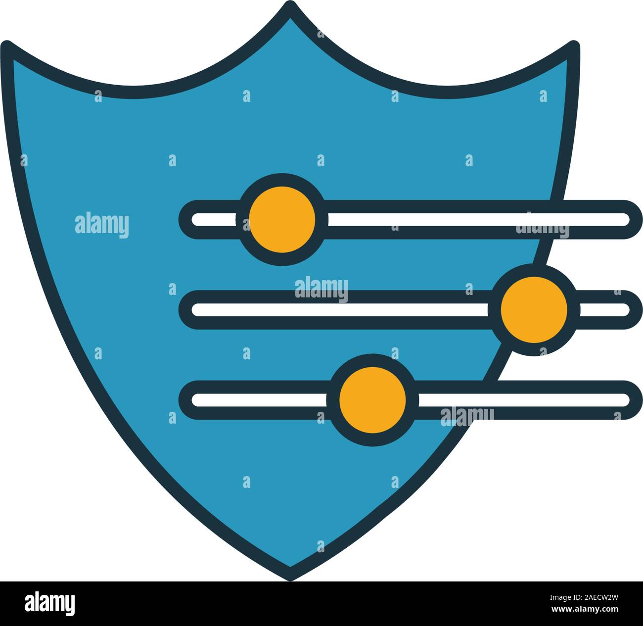 Control icon. Simple element from risk management icons collection ...