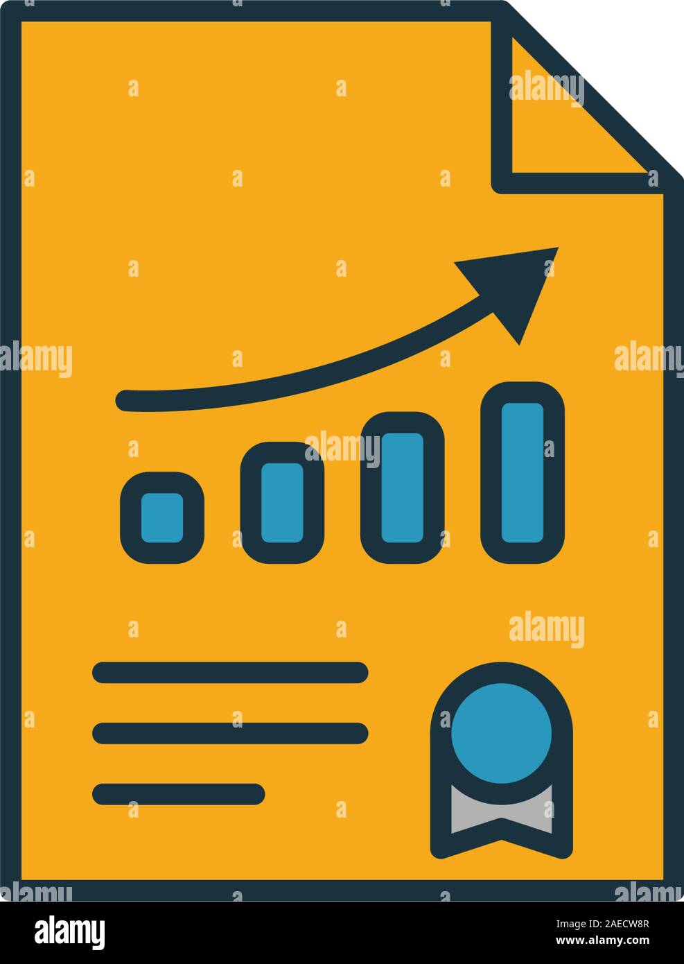 Company Report icon. Simple element from risk management icons ...
