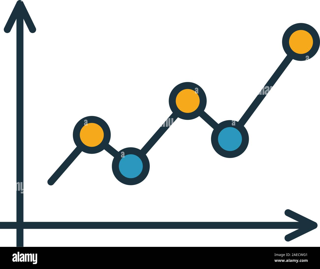 Market Trend icon. Simple element from risk management icons collection ...