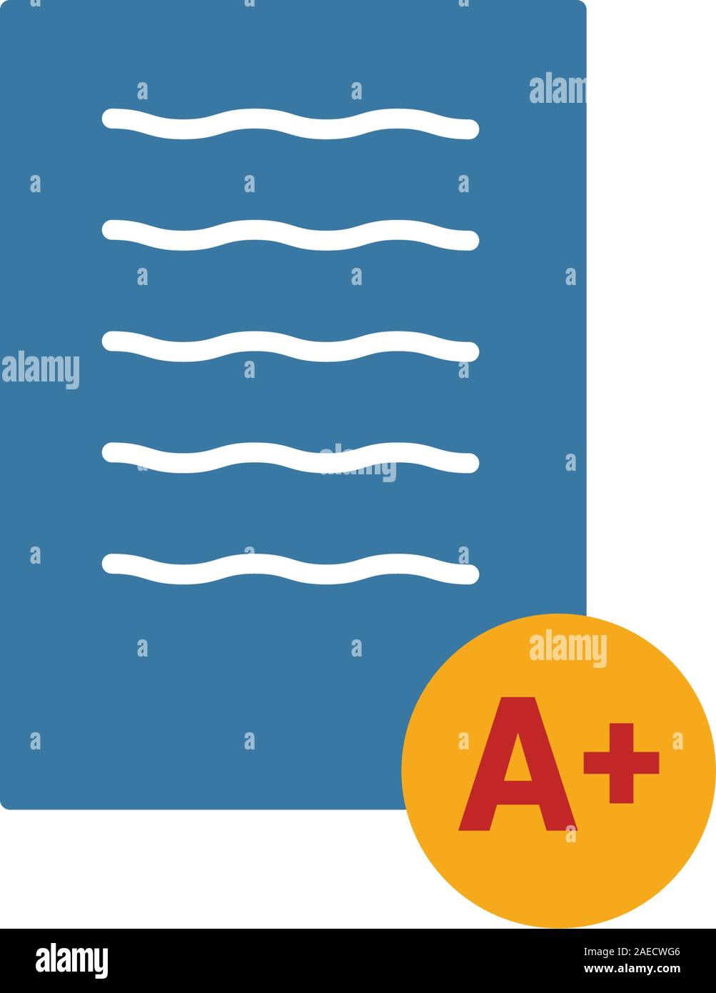 Grades icon. Simple element from school icons collection. Creative ... Grades icon. Simple element from school icons collection. Creative ...