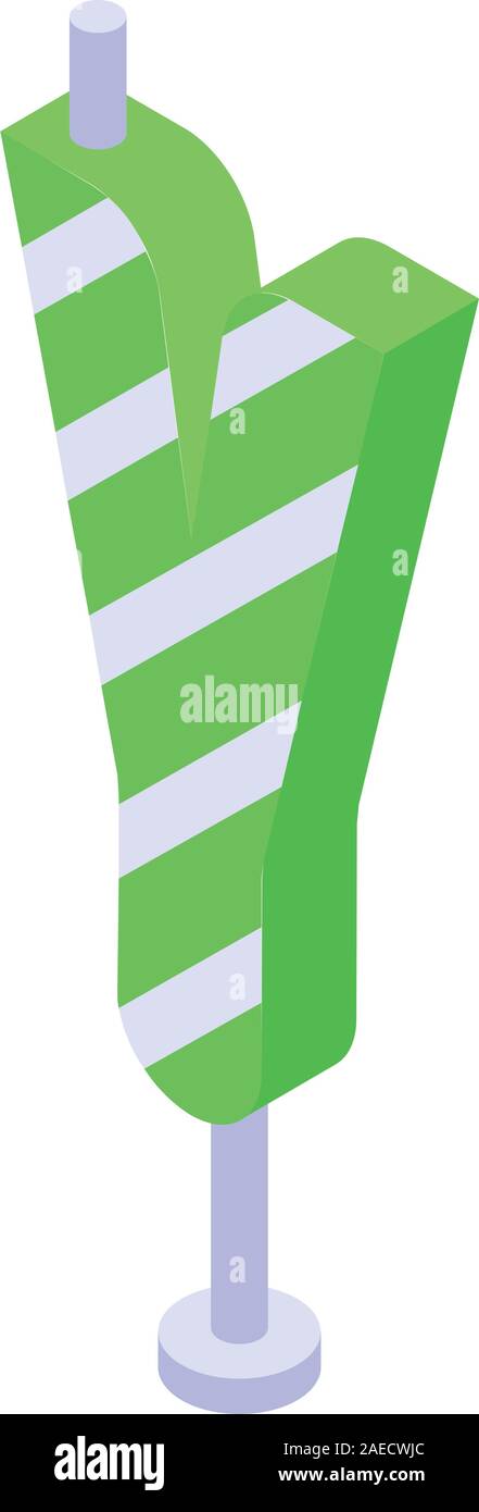 Y birthday candle icon, isometric style Stock Vector Image & Art - Alamy