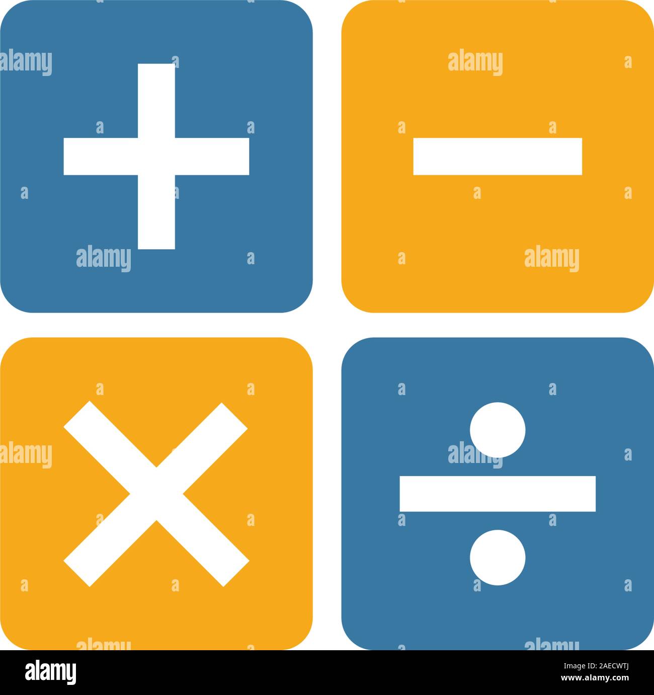 Mathematics icon. Simple element from school icons collection. Creative ...