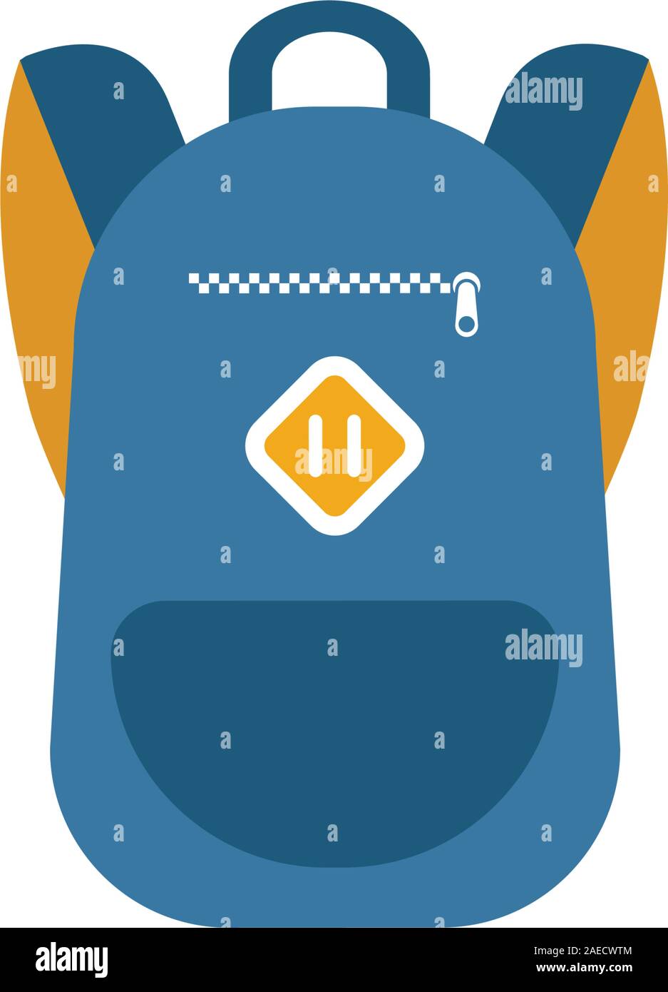 Backpack icon. Simple element from school icons collection. Creative ...