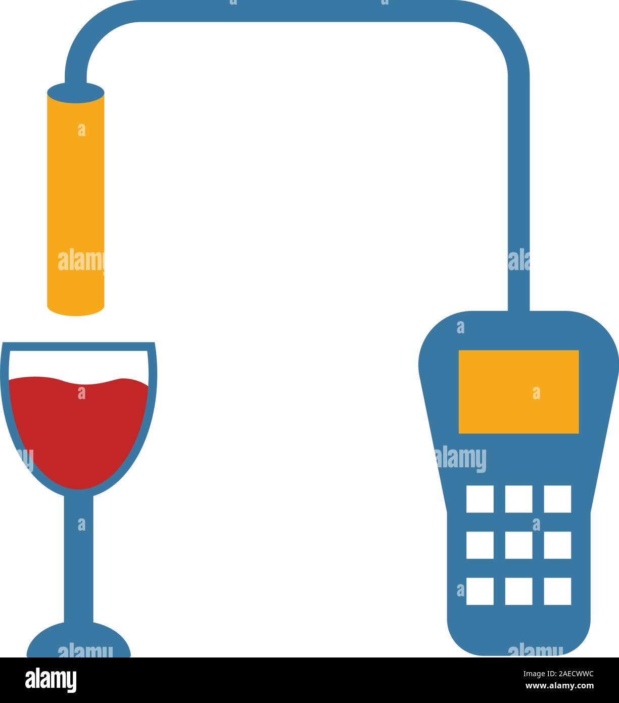 Alcohol Sensor icon. Simple element from sensors icons collection ...
