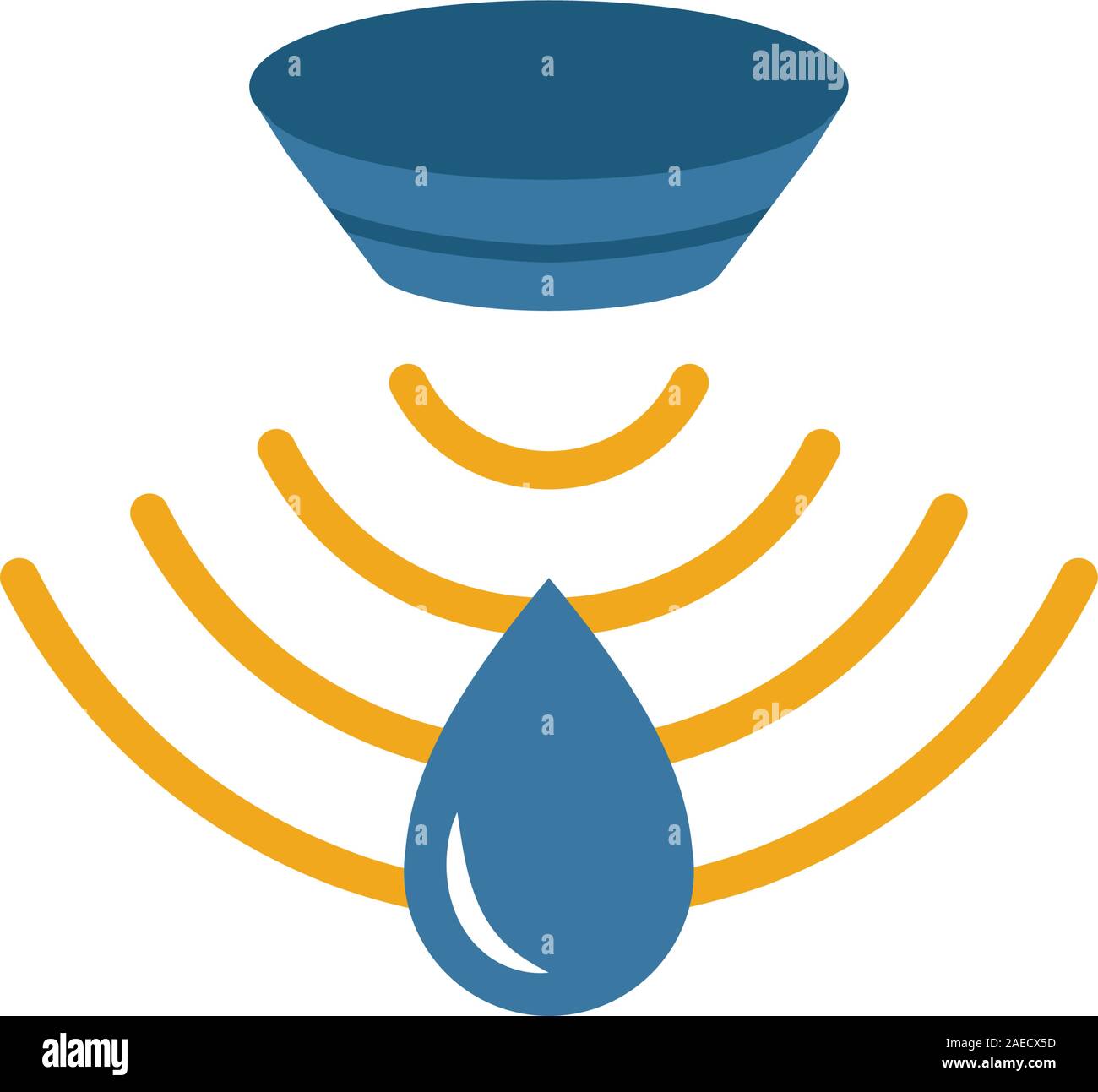 Water Sensor icon. Simple element from sensors icons collection. Creative Water Sensor icon ui ...