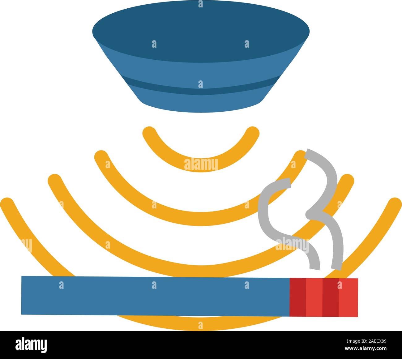 Smoke Detector icon. Simple element from sensors icons collection ...