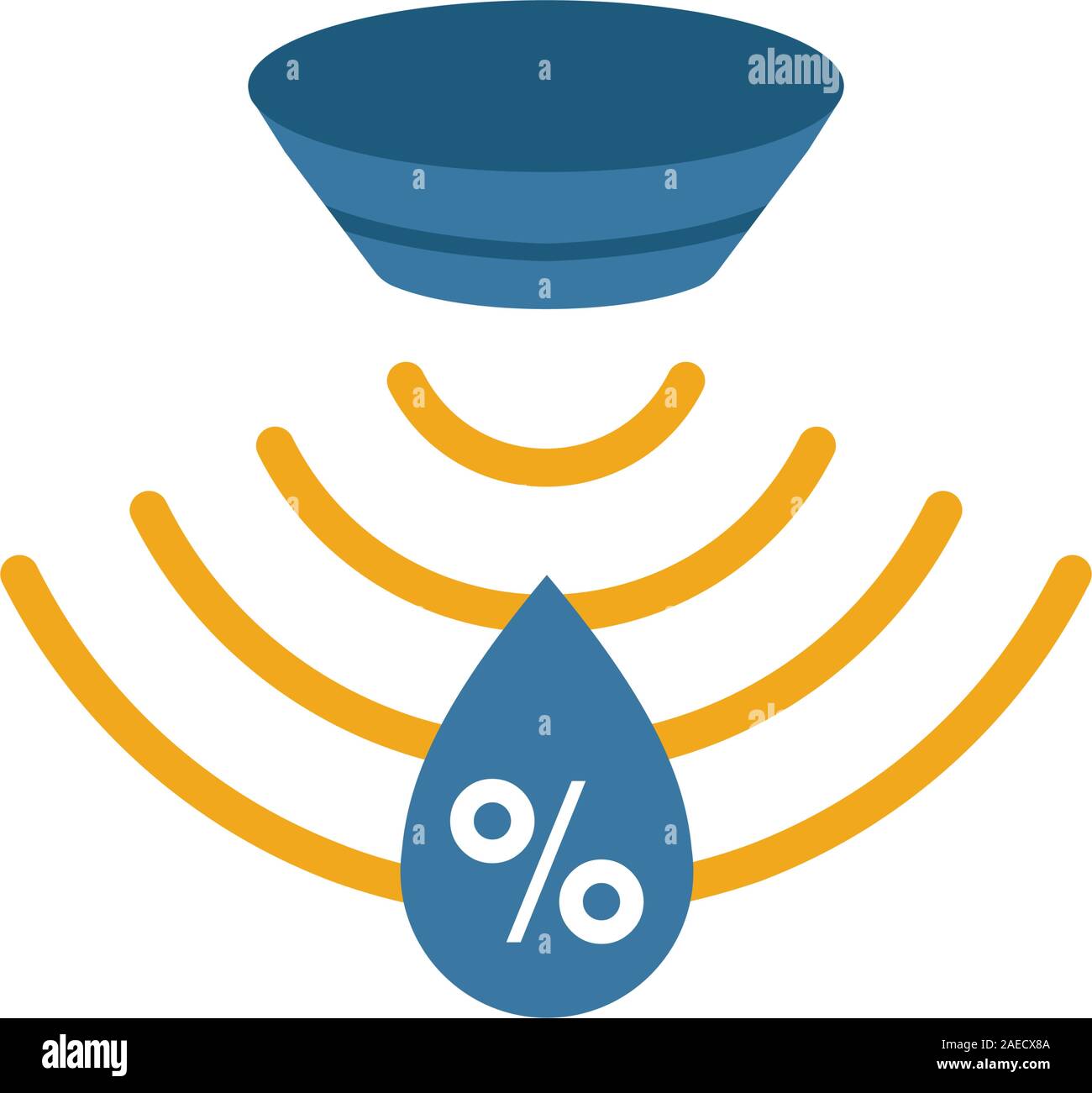 Humidity Sensor Icon Simple Element From Sensors Icons Collection Creative Humidity Sensor