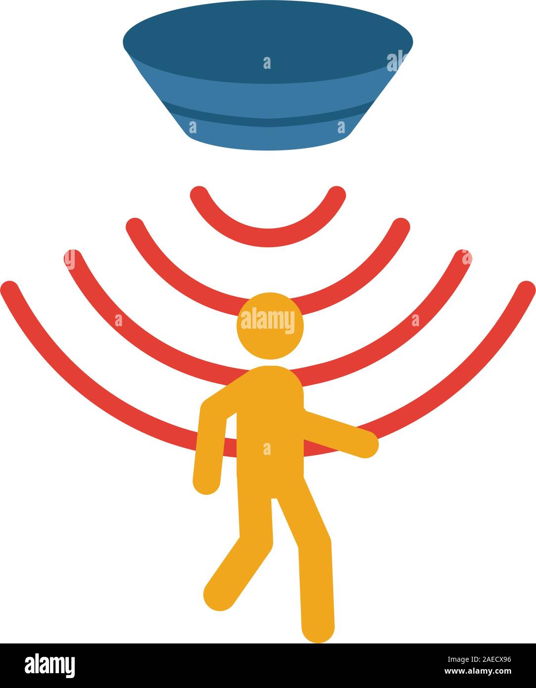 Motion Sensor icon. Simple element from sensors icons collection. Creative Motion Sensor icon ui ...