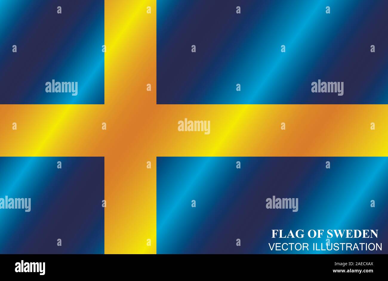 Bright banner with flag of Sweden. Happy Sweden day banner. Bright ...