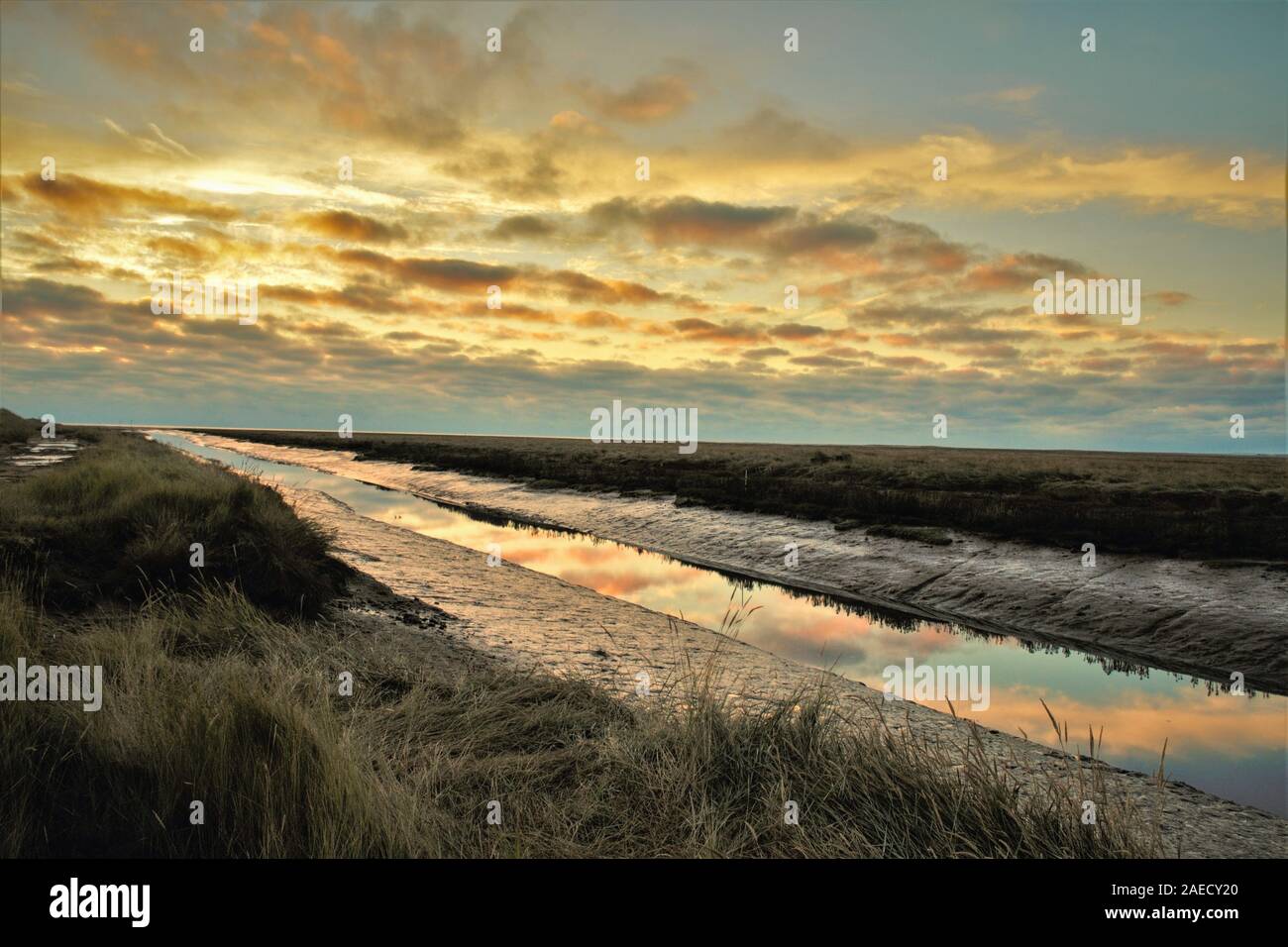 Saltfleet estuary hi-res stock photography and images - Alamy