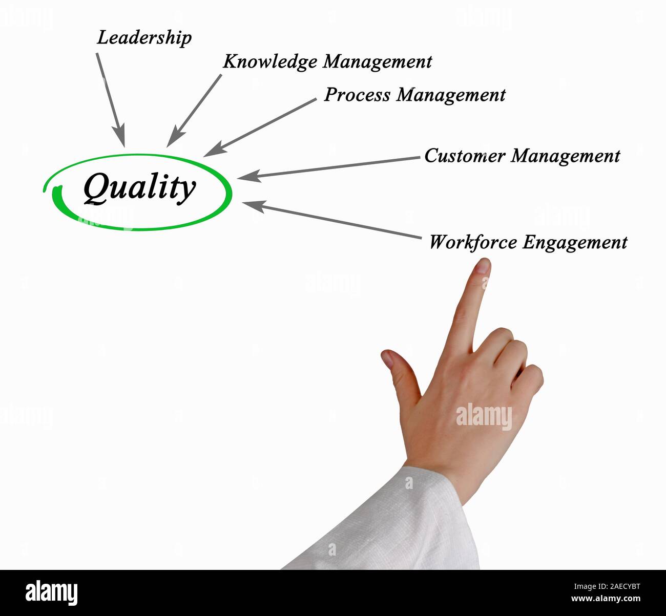 Diagram of Quality Stock Photo - Alamy