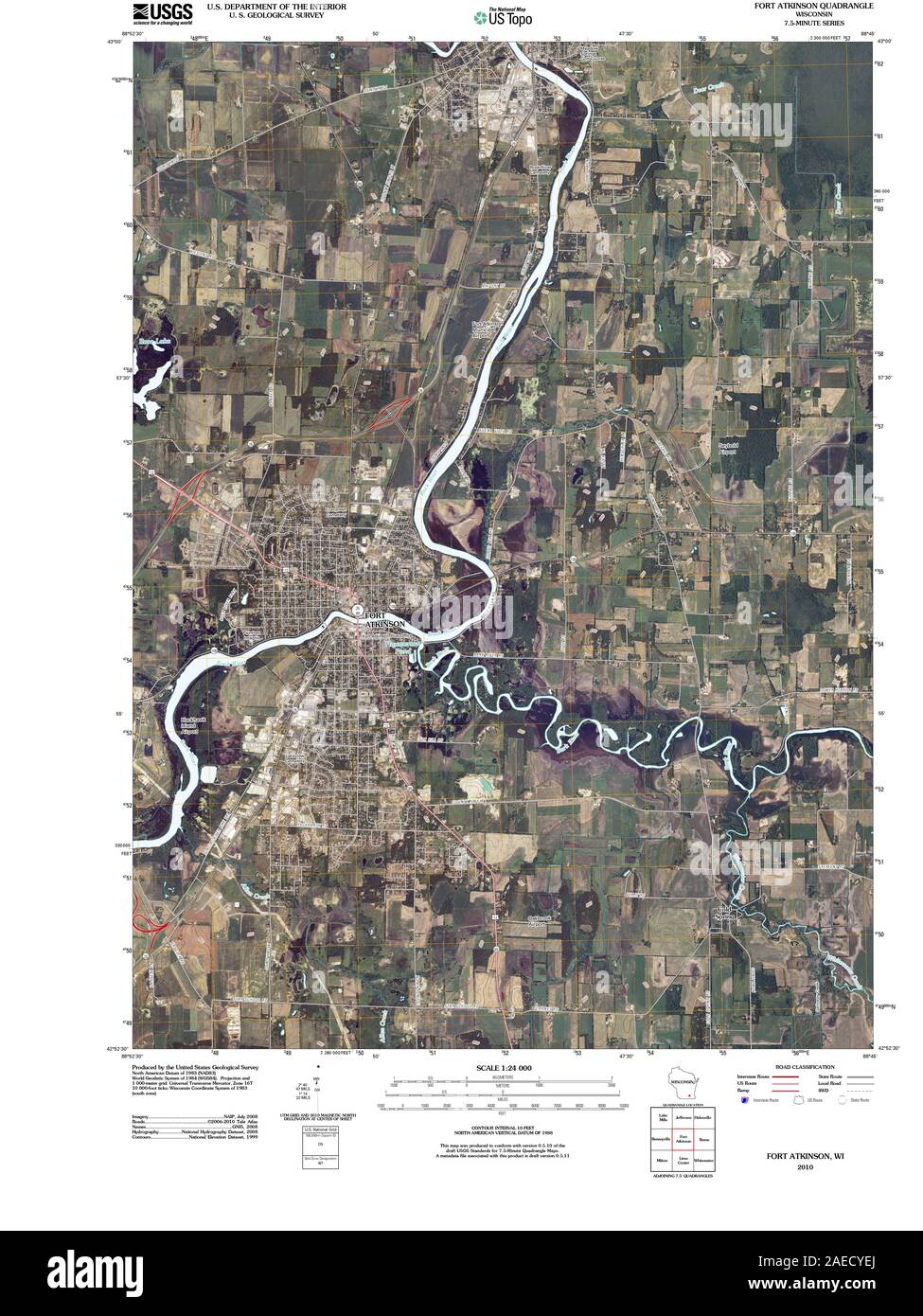 Atkinson map Cut Out Stock Images & Pictures - Alamy