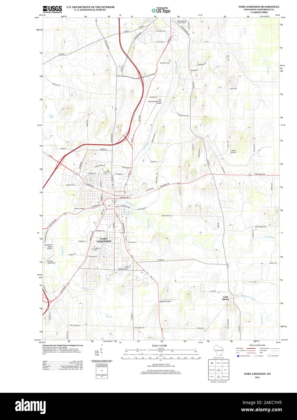 Map of atkinson Cut Out Stock Images & Pictures - Alamy