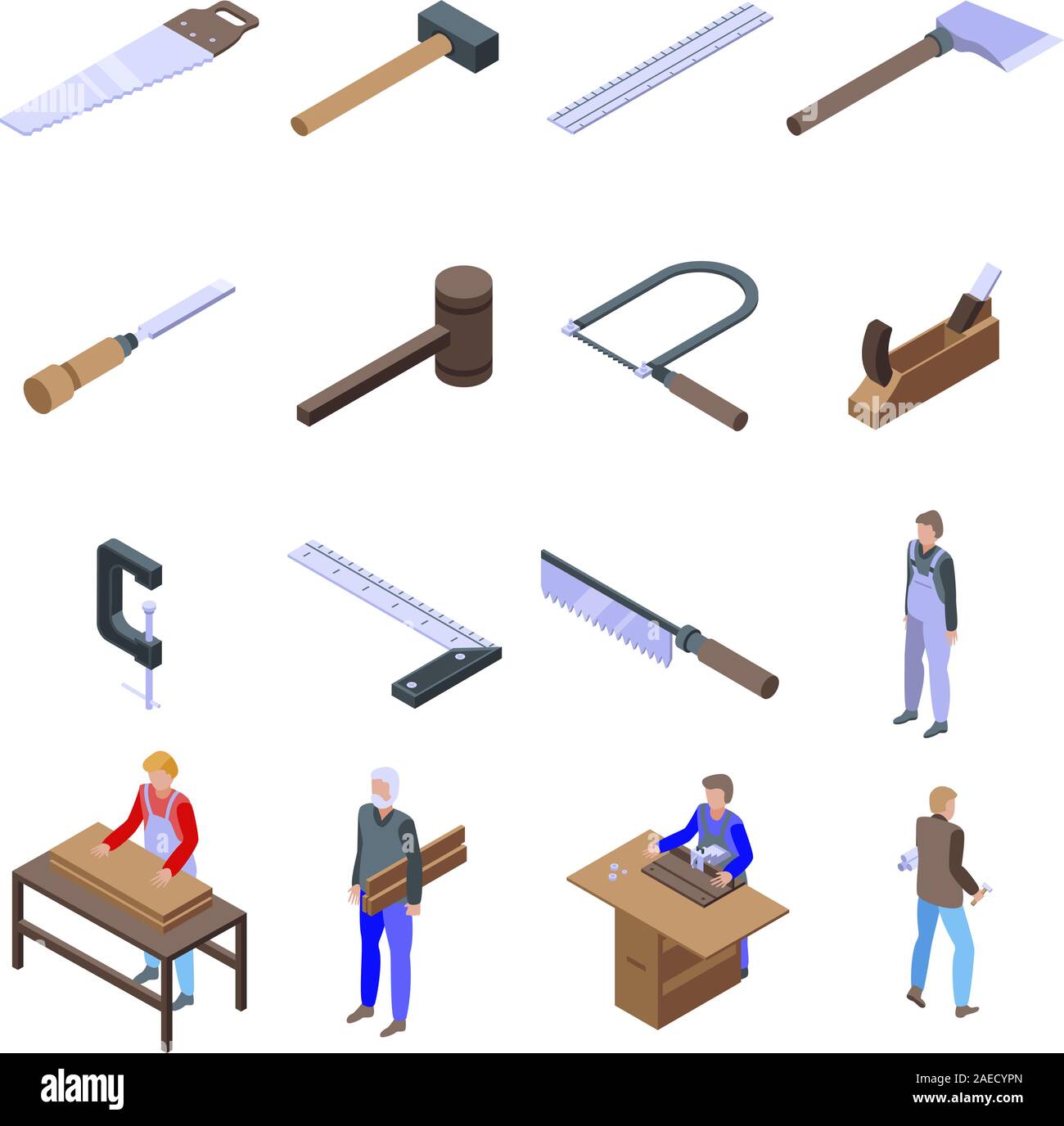 Woman artisan working Stock Vector Images - Alamy