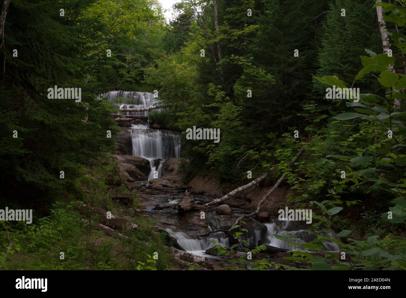 Sable Falls, Pictured Rocks National Lakeshore, Michigan Stock Photo ...