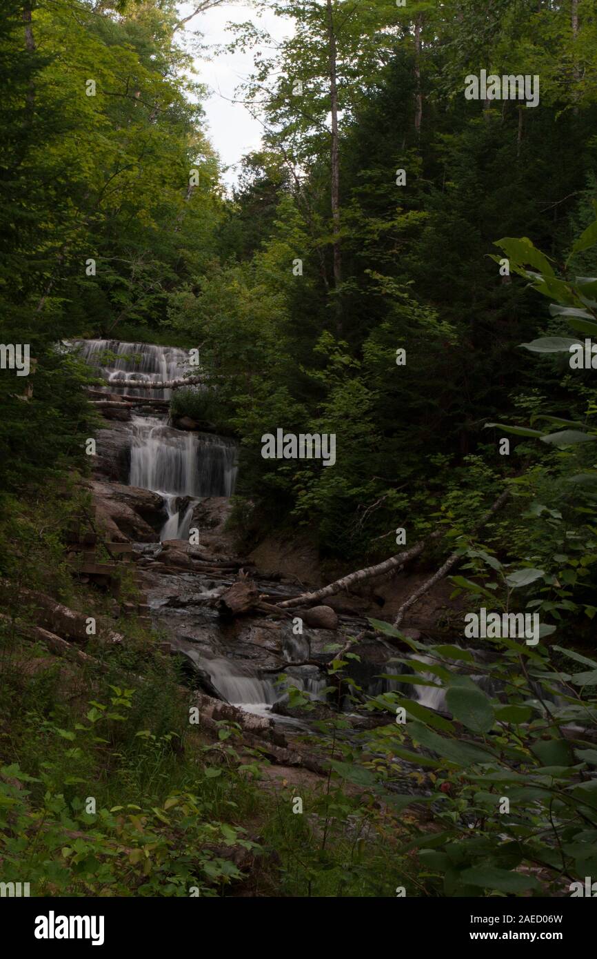 Sable Falls, Pictured Rocks National Lakeshore, Michigan Stock Photo ...