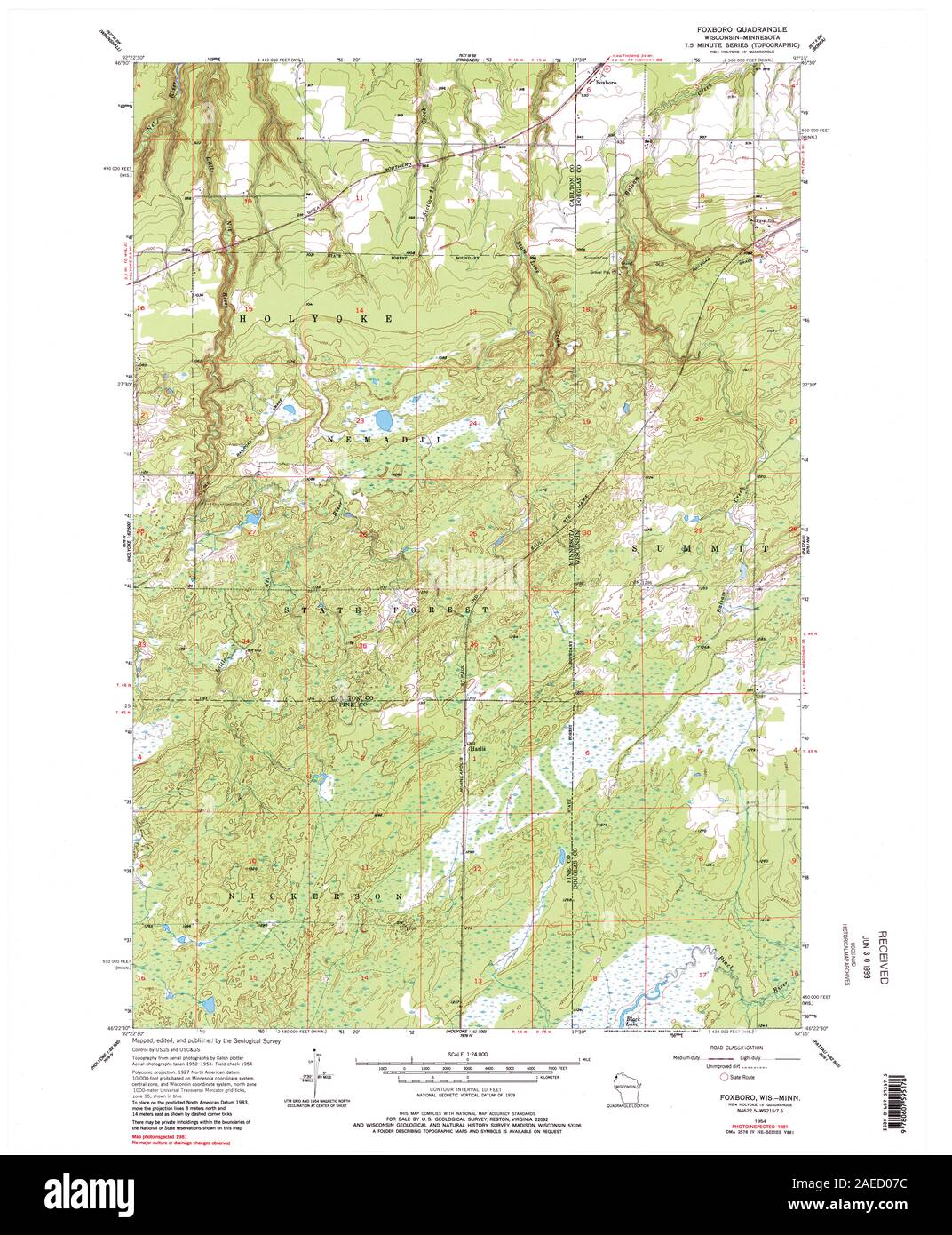 Map of foxboro hi-res stock photography and images - Alamy
