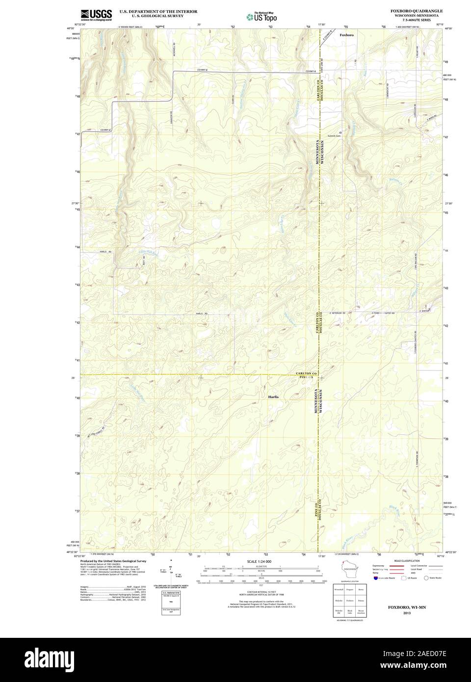 Foxboro map hi-res stock photography and images - Alamy