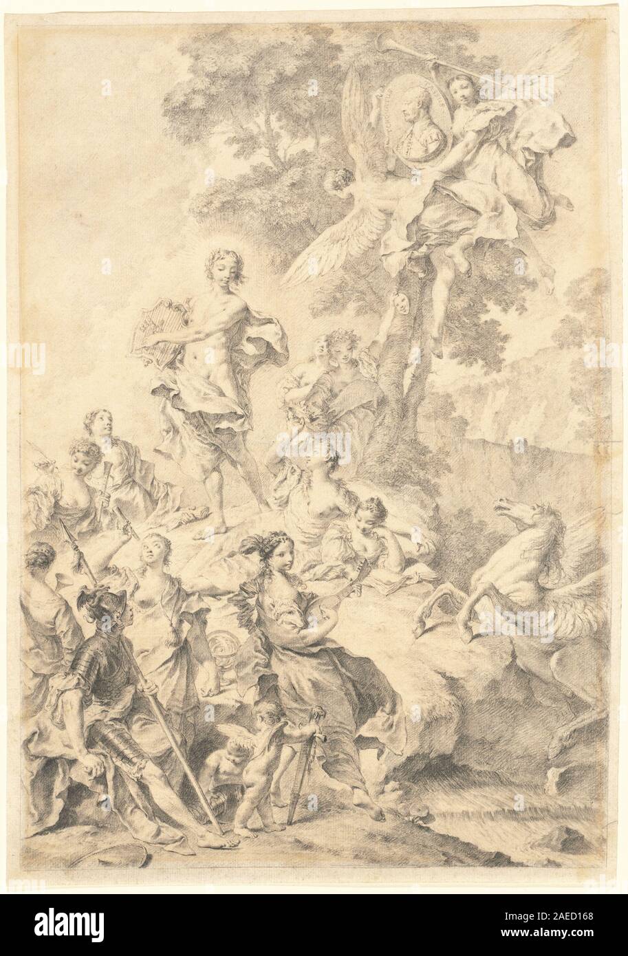This painting by Giovanni Battista Piazzetta, 1740-1745, depicts Apollo ...
