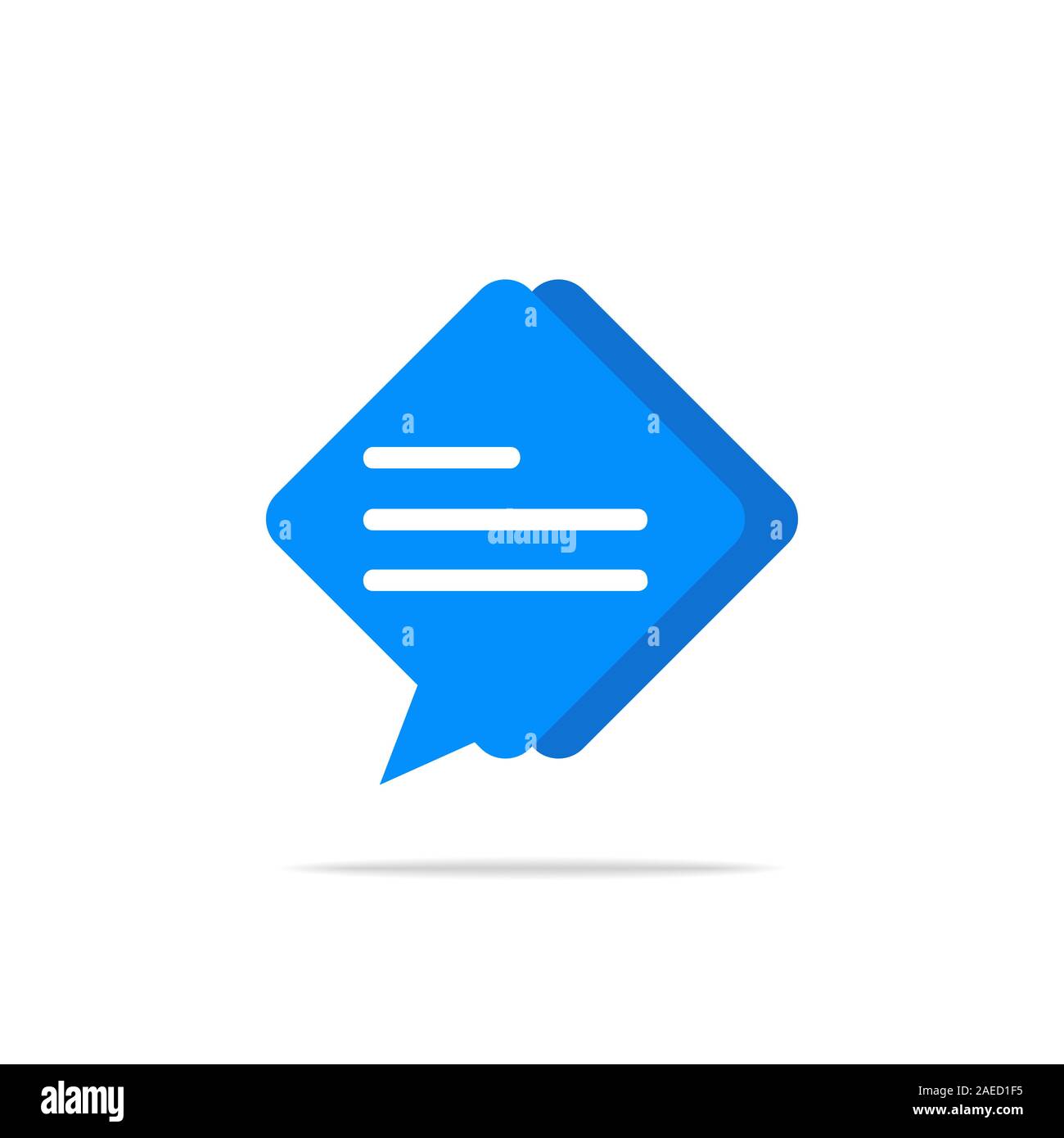 Typing in a chat bubble icon, comment sign symbol Stock Vector Image ...
