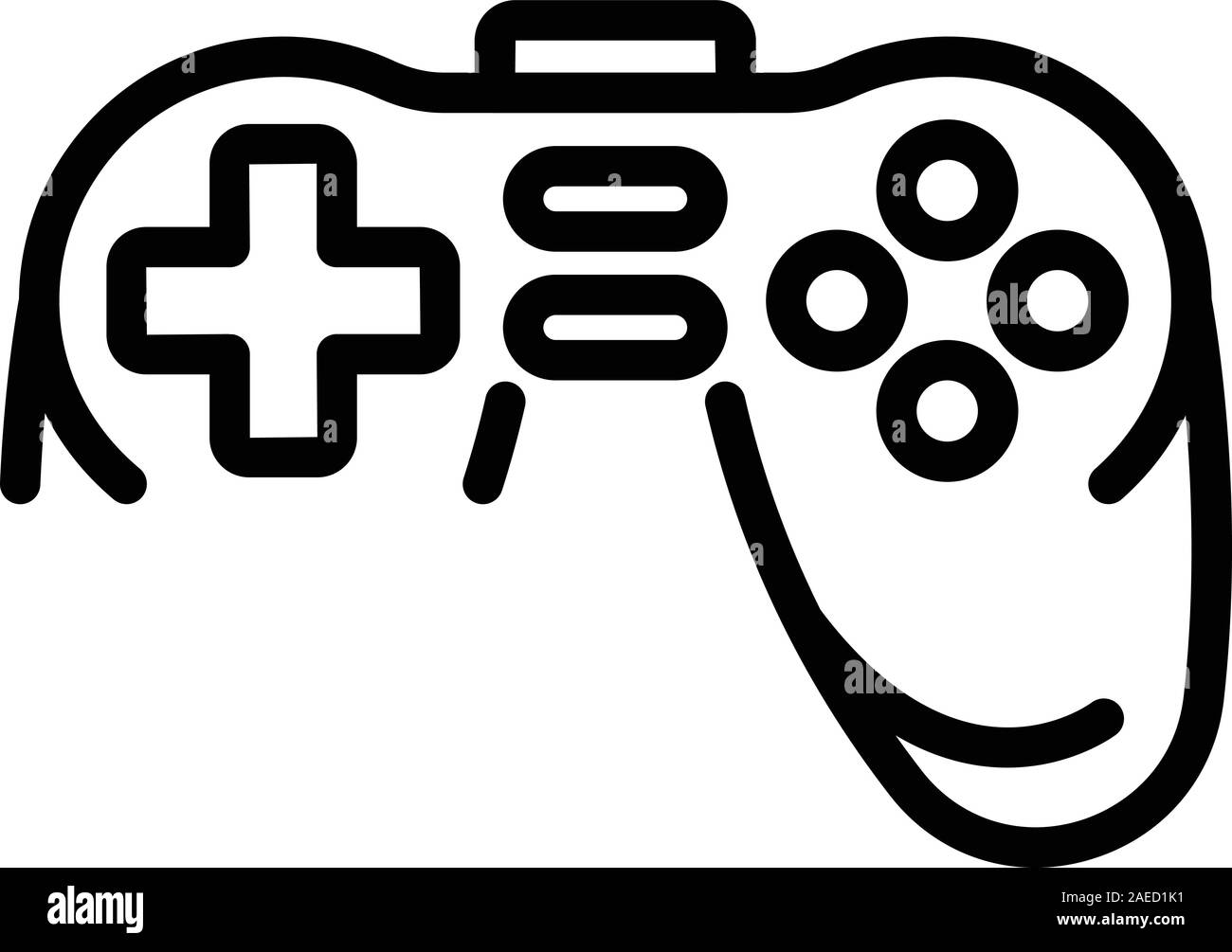 Joystick icon, outline style Stock Vector Image & Art - Alamy