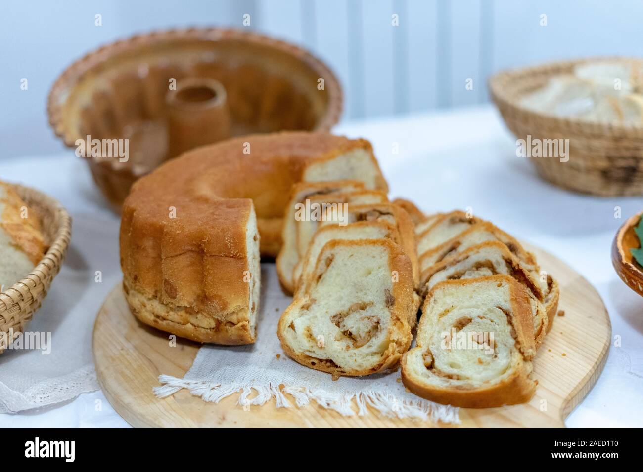 Potica cake, typical Slovenian dessert Stock Photo - Alamy