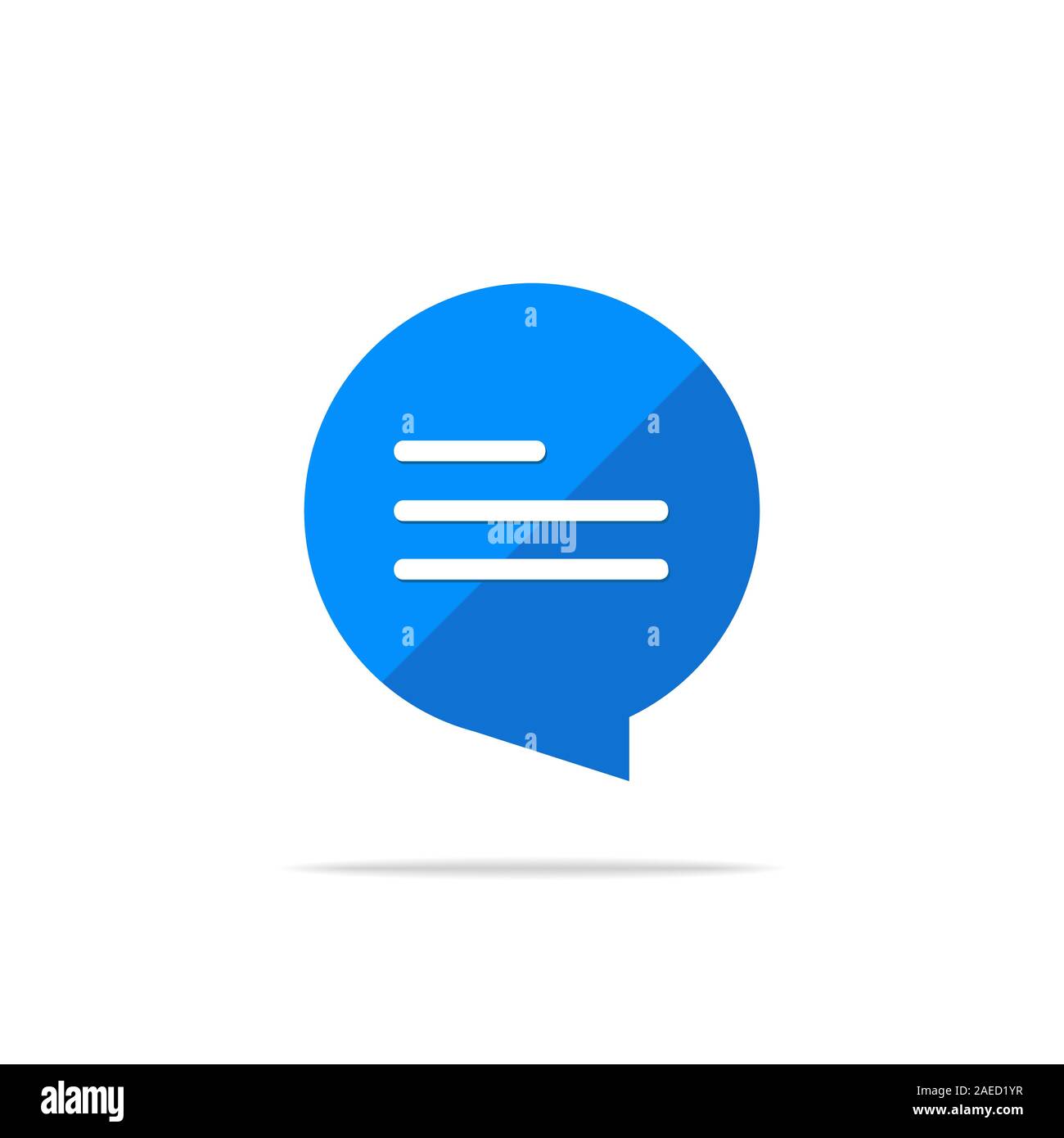Typing in a chat bubble icon, comment sign symbol Stock Vector Image ...