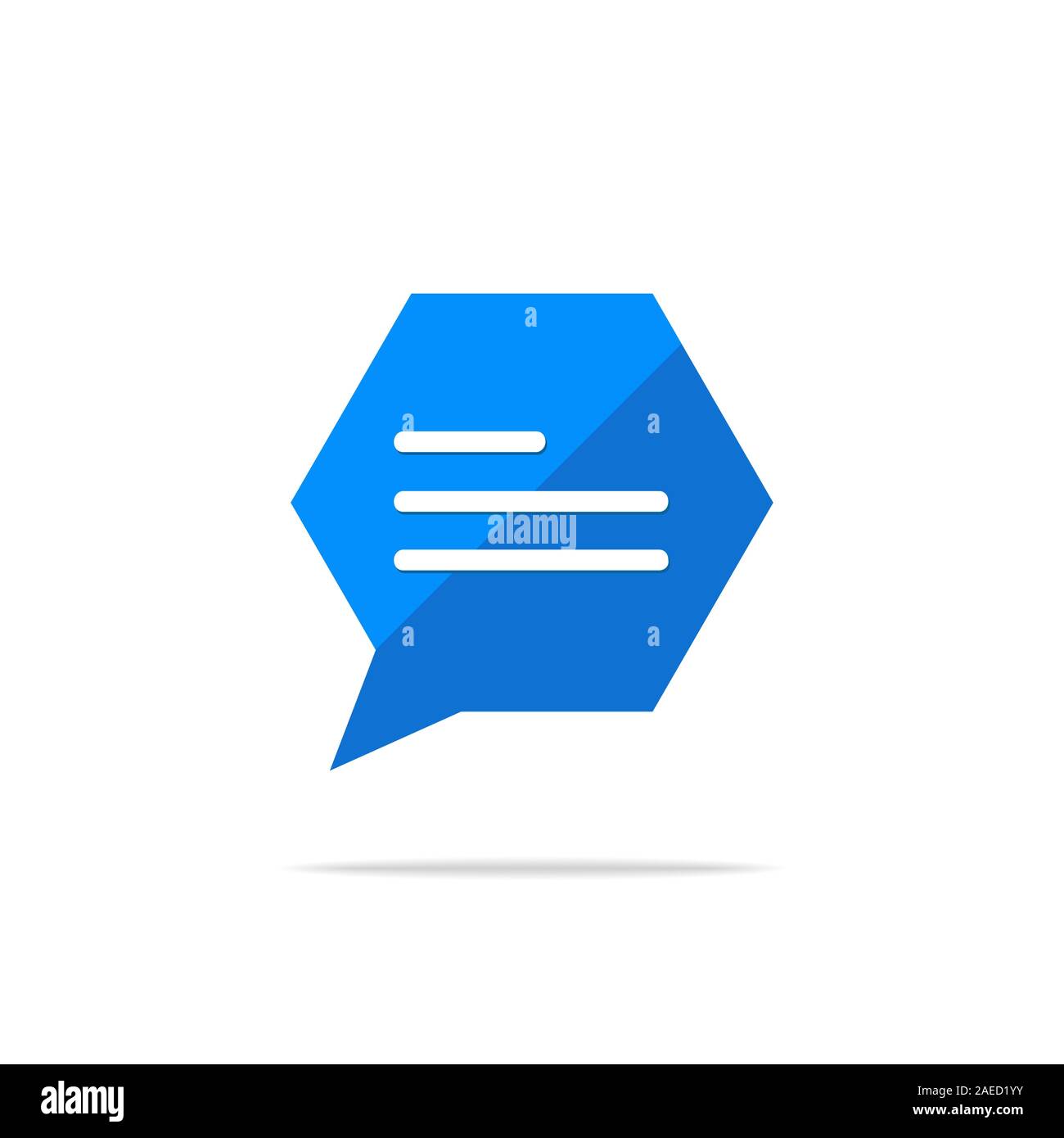Typing in a chat bubble icon, comment sign symbol Stock Vector Image ...