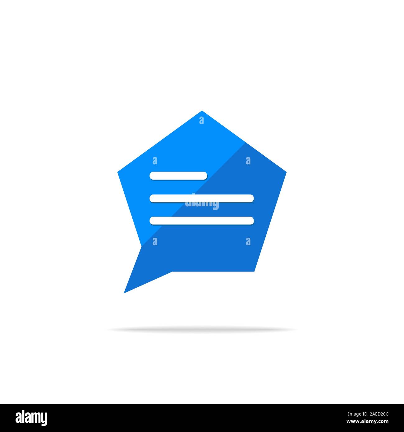 Typing in a chat bubble icon, comment sign symbol Stock Vector Image & Art - Alamy