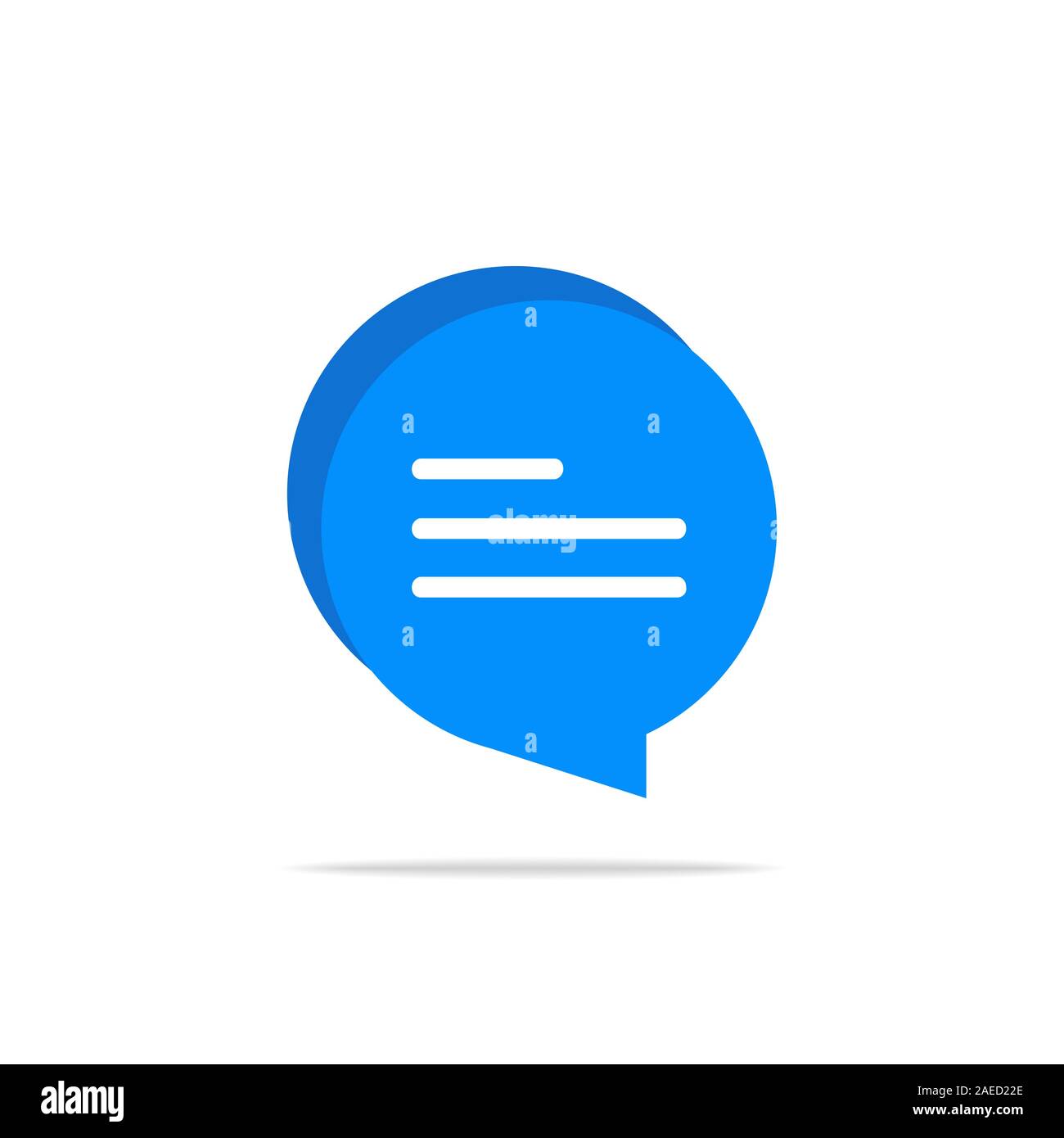 Typing in a chat bubble icon, comment sign symbol Stock Vector Image ...