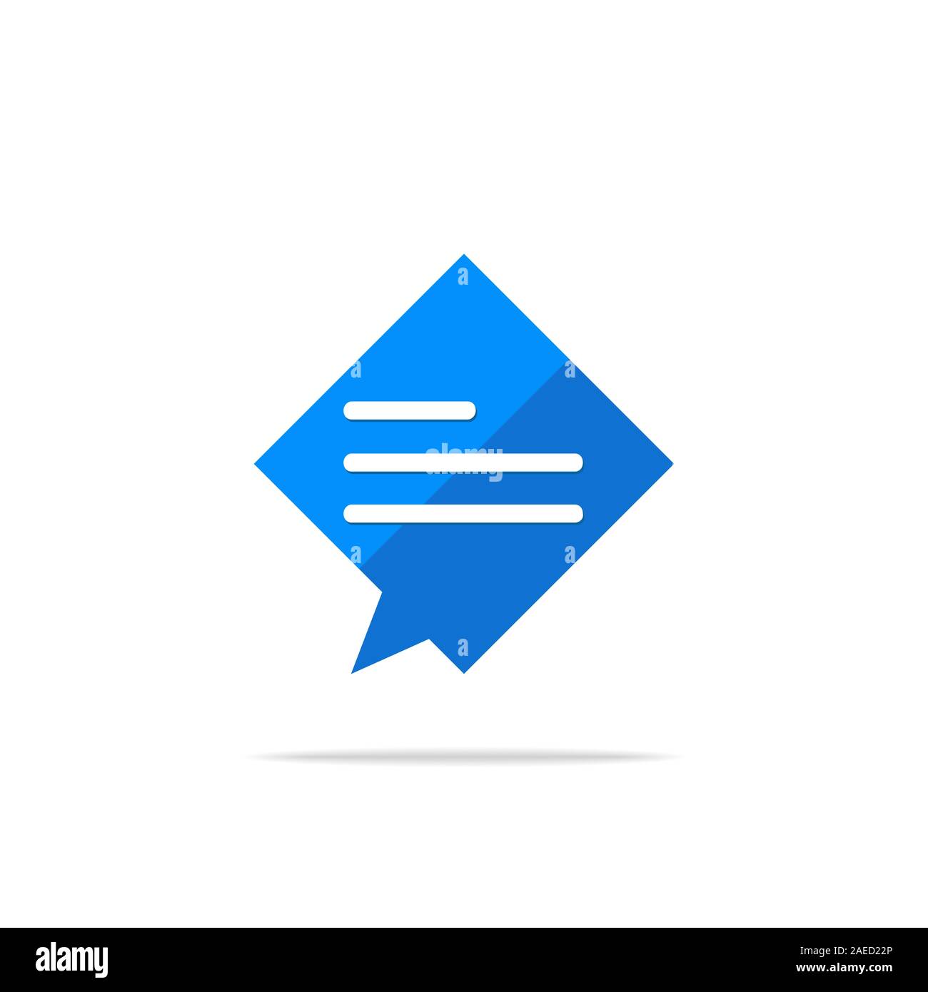 Typing in a chat bubble icon, comment sign symbol Stock Vector Image ...