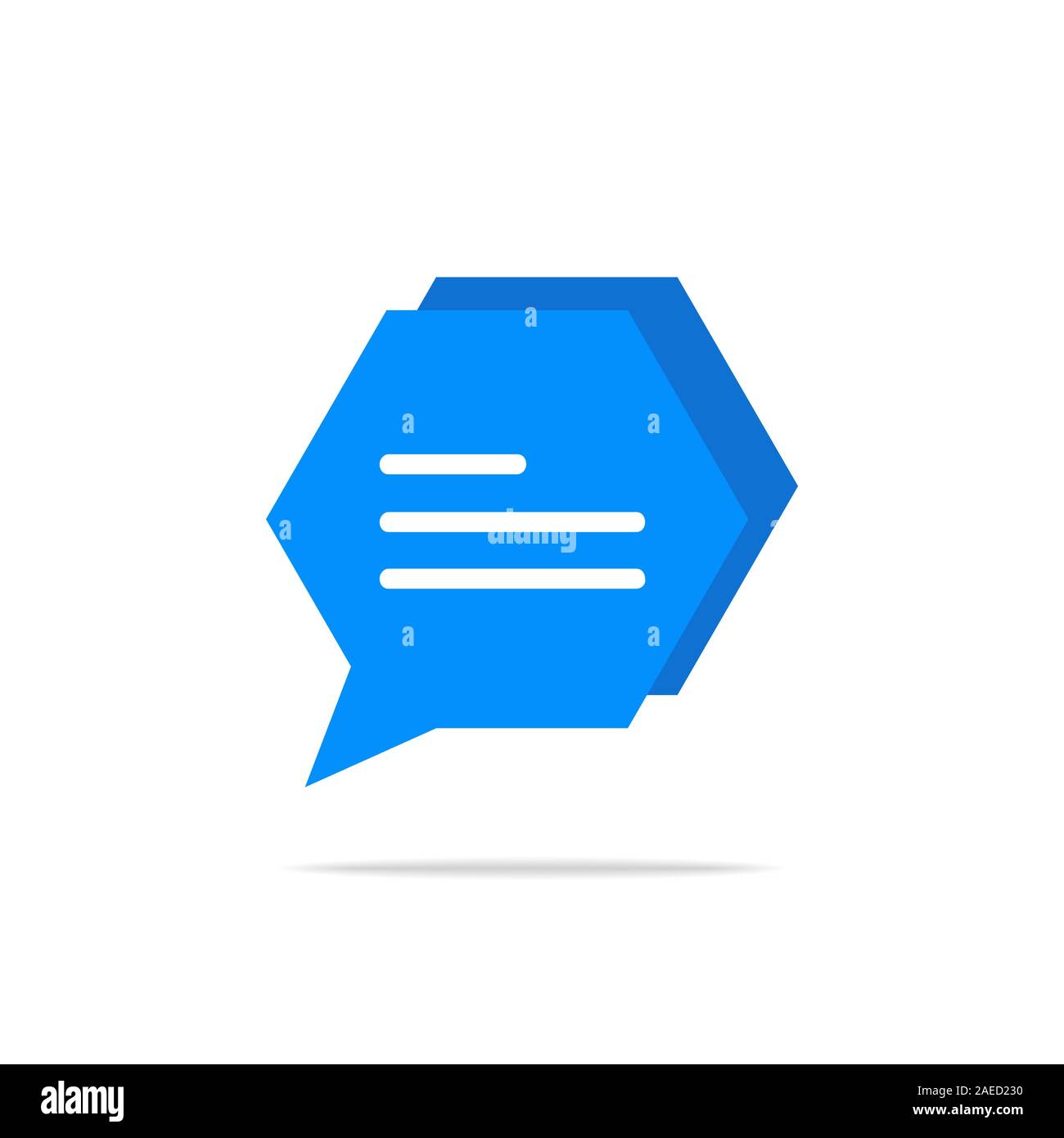 Typing in a chat bubble icon, comment sign symbol Stock Vector Image ...