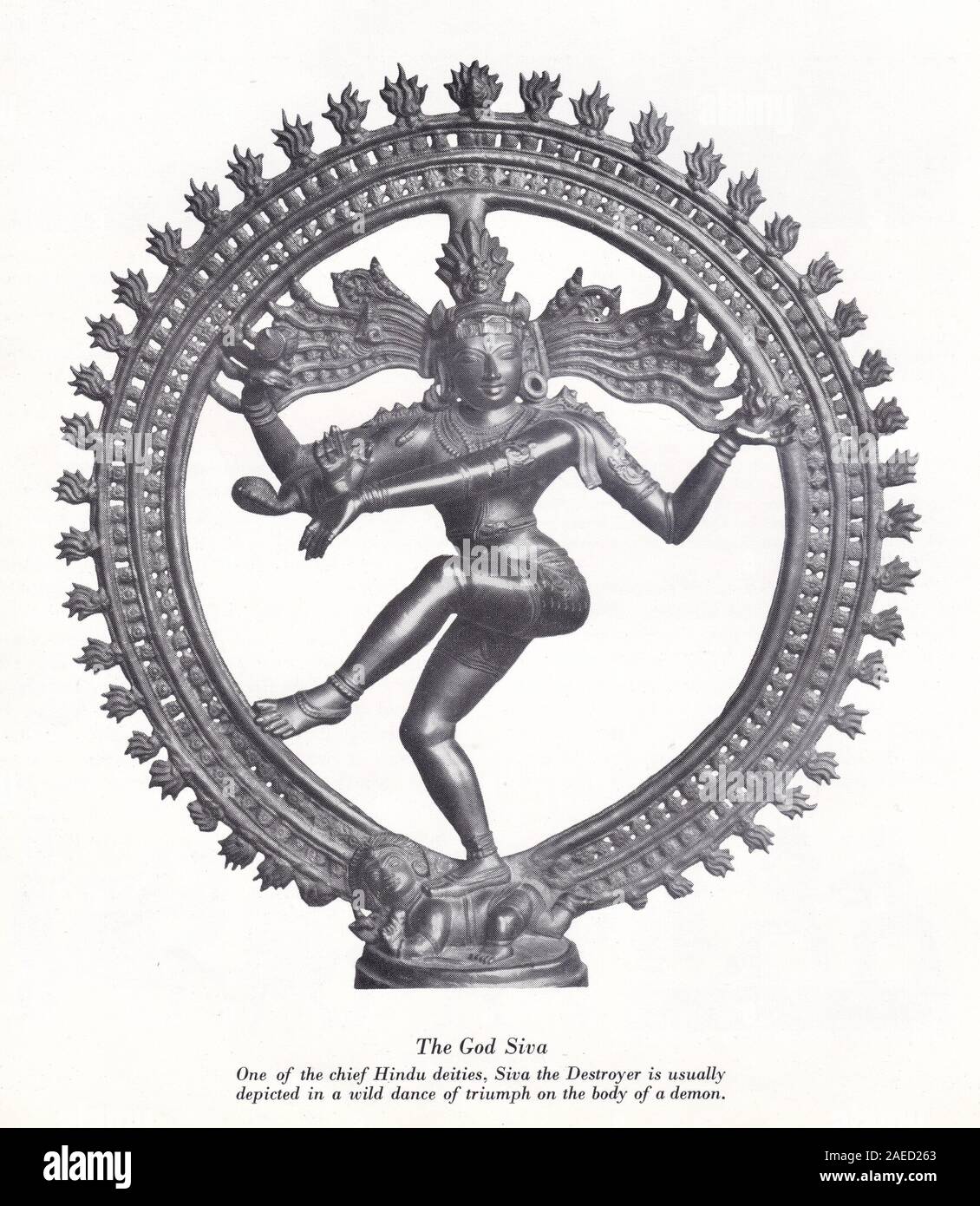 'The God Siva' Siva the Destroyer - One of the chief Hindu deities ...