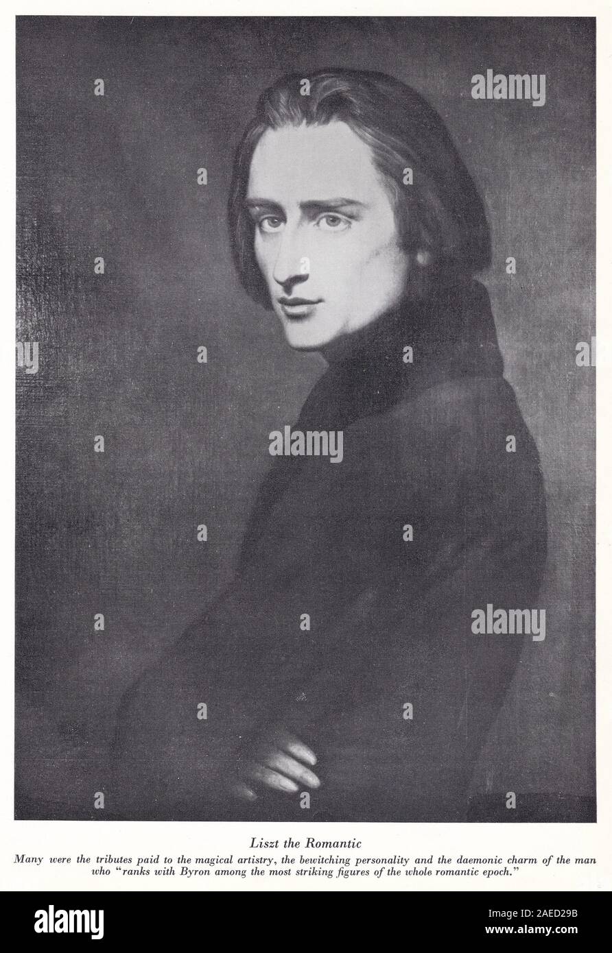 Franz Liszt, Hungarian composer, virtuoso pianist, conductor, music ...