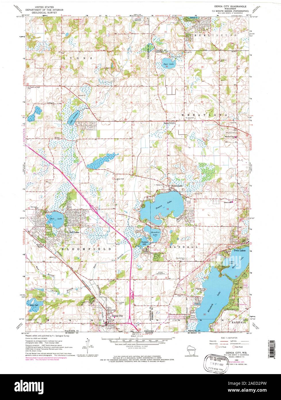 Genoa map Cut Out Stock Images & Pictures - Alamy